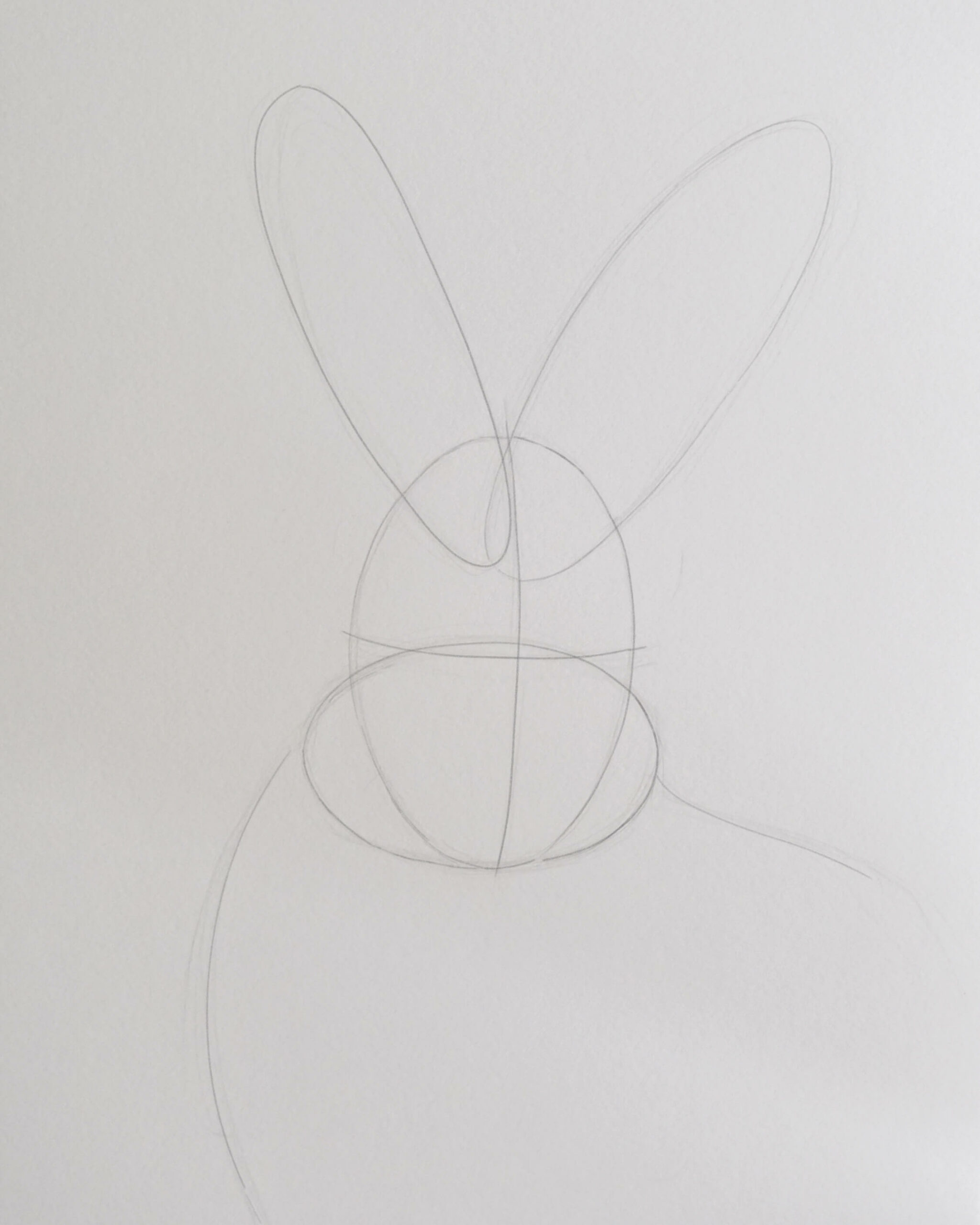 Draw a rabbit with pencils - Sabrina Hassler - Illustration & Drawing Blog