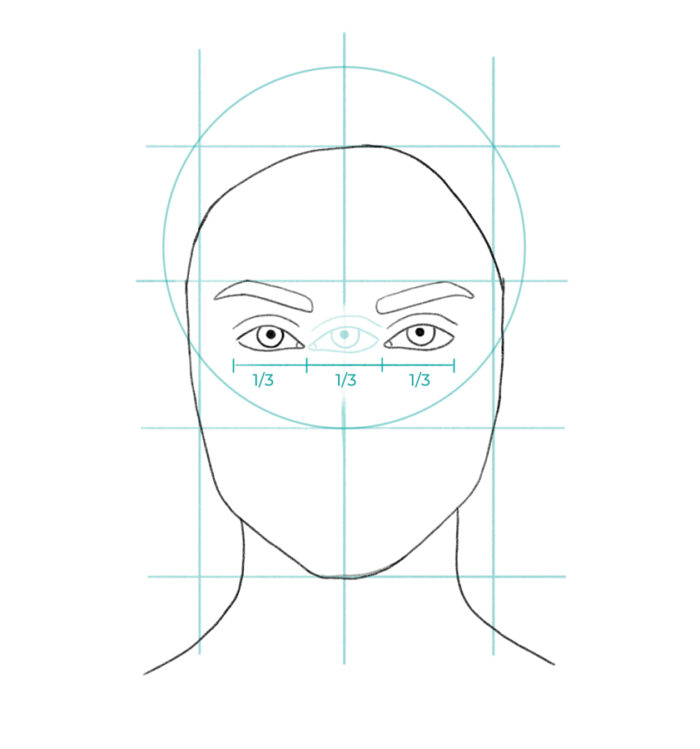 How to draw a beautiful female face | Step-by-step | Draw with Sabrillu